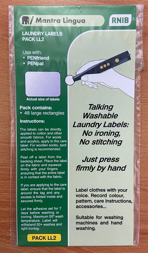 Penfriend 2 & 3 WASHABLE / Laundry Labels - SET 2 (pack 2) – VisAbility ...